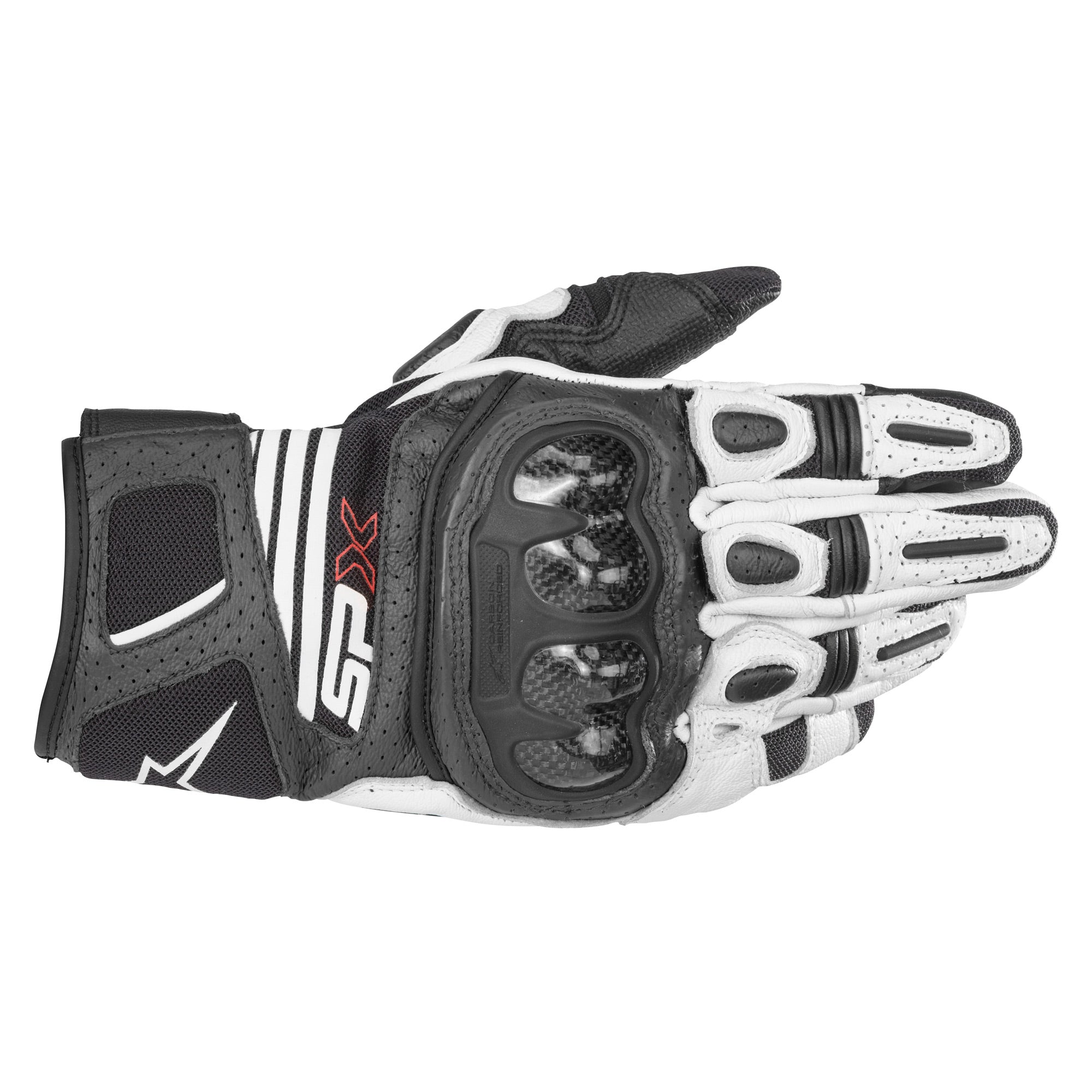 Alpinestars SP-X Air Carbon v2 Black & White – Bridge Motorcycles Limited