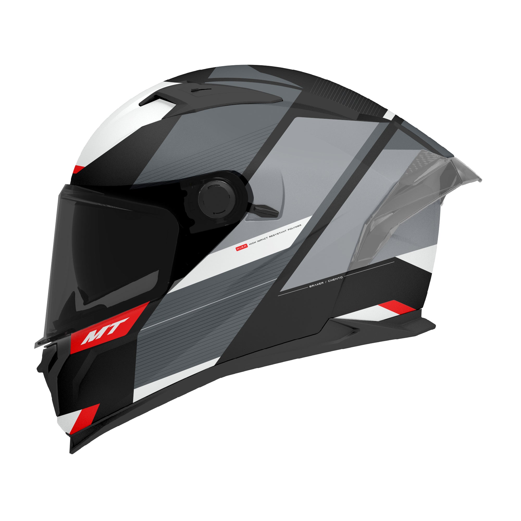 MT Braker SV Chento B0 Matt Black White – Bridge Motorcycles Limited