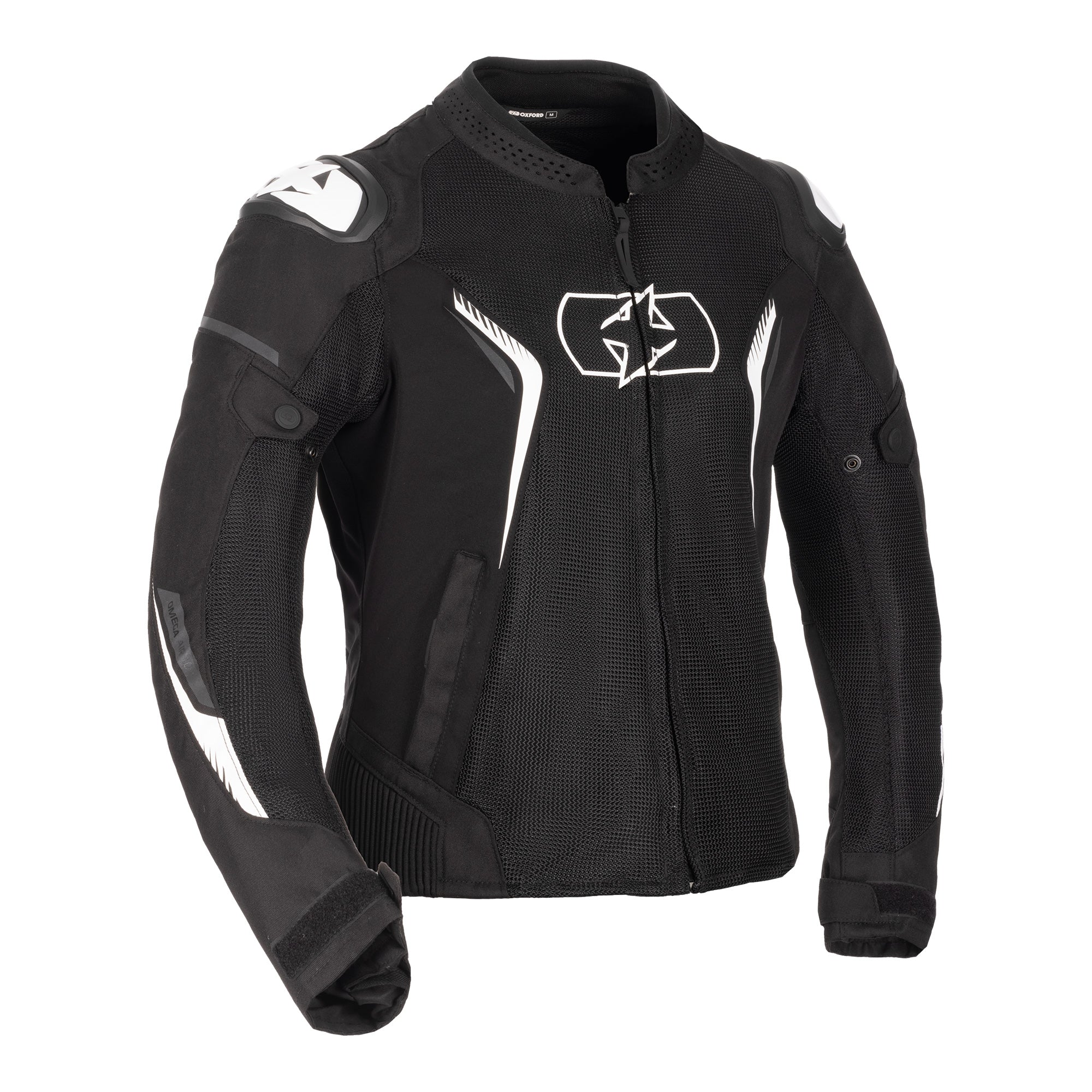 Oxford Omega 1.0 Air WS Jkt Blk/Wht – Bridge Motorcycles Limited