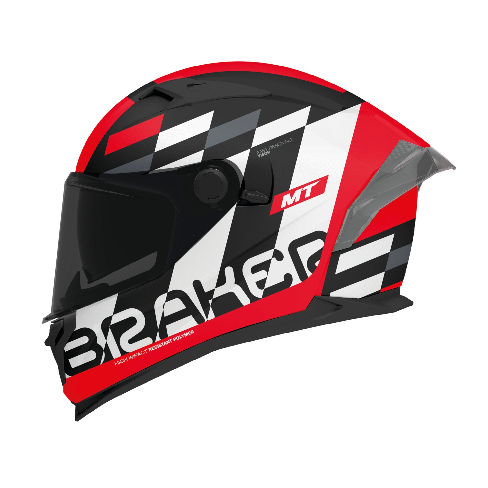 MT Braker Foster B5 Matt Red – Bridge Motorcycles Limited