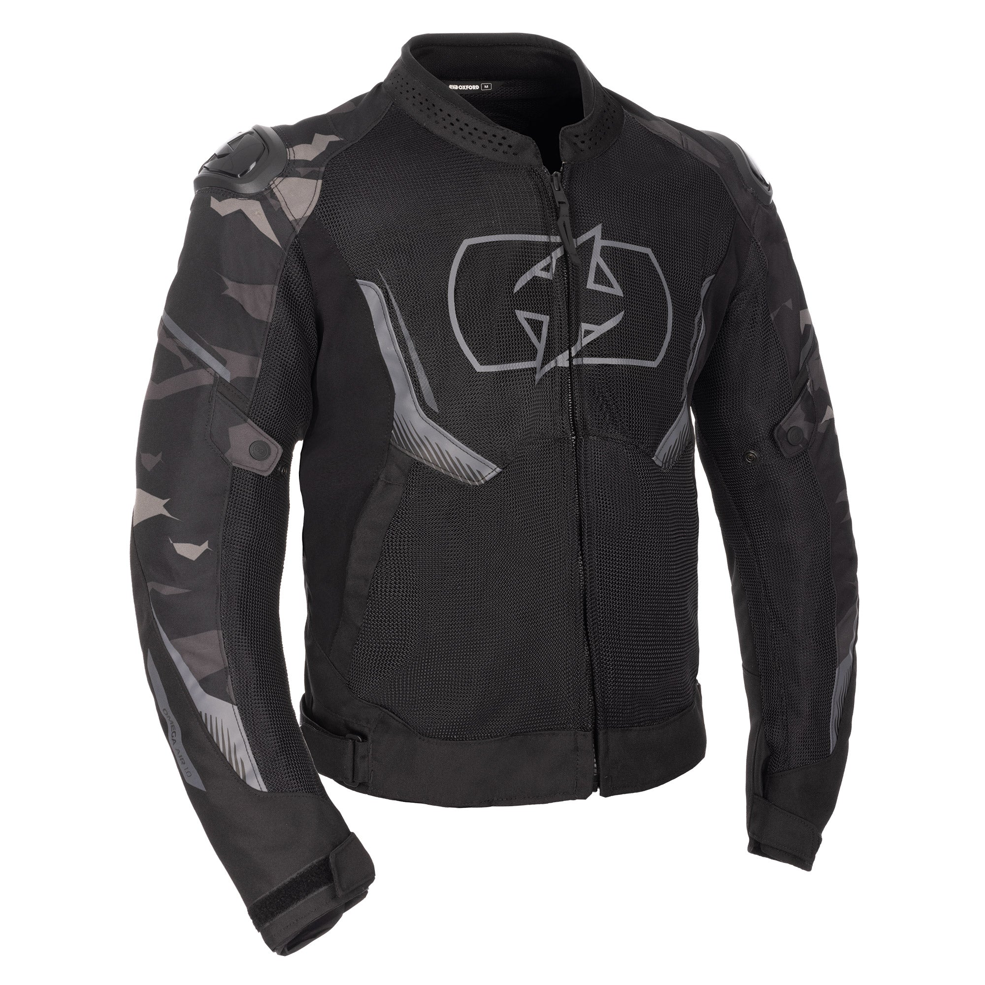 Oxford Omega 1.0 Air MS Jkt Blk/Camo – Bridge Motorcycles Limited