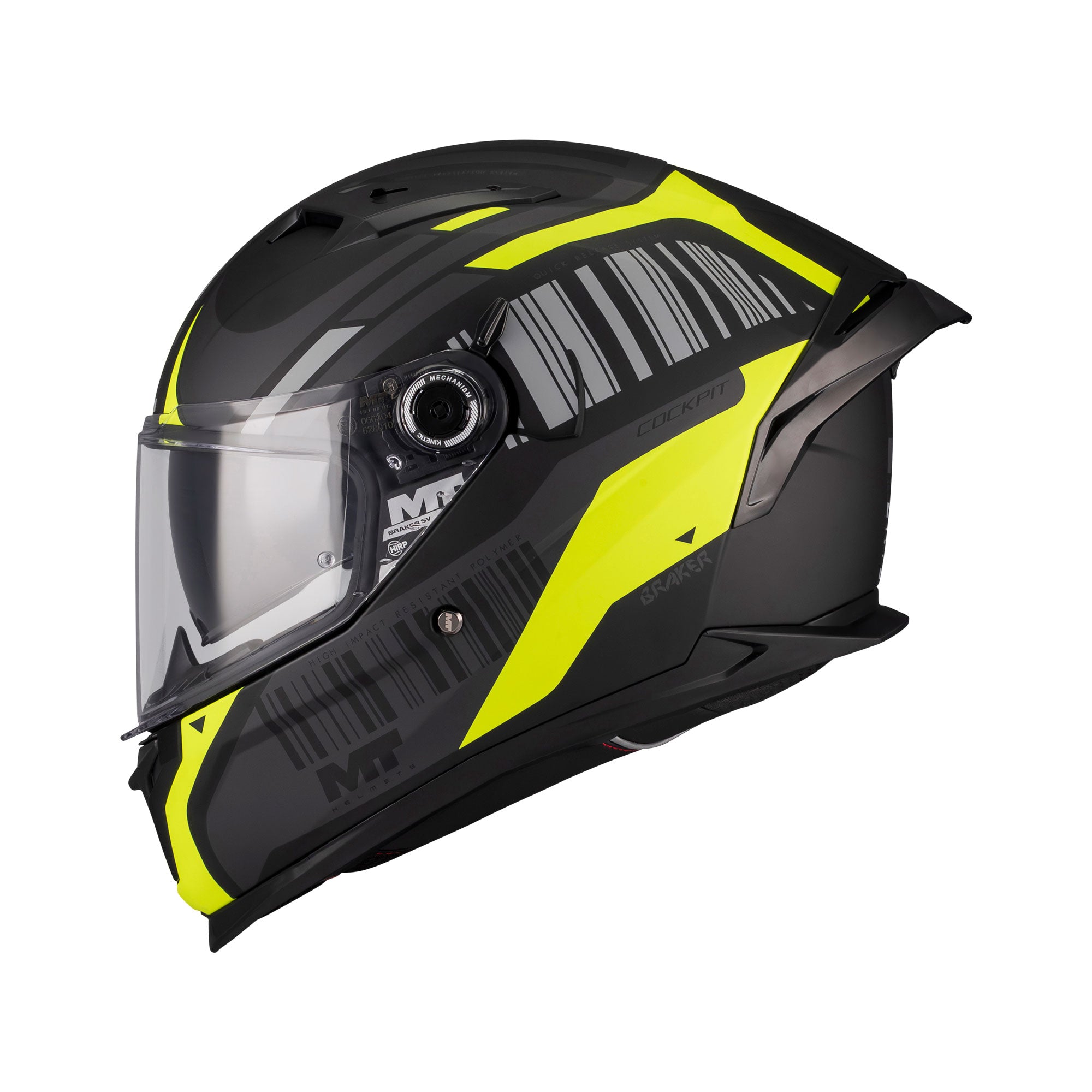 MT Braker SV Cockpit B13 Matt Black Fluo – Bridge Motorcycles Limited